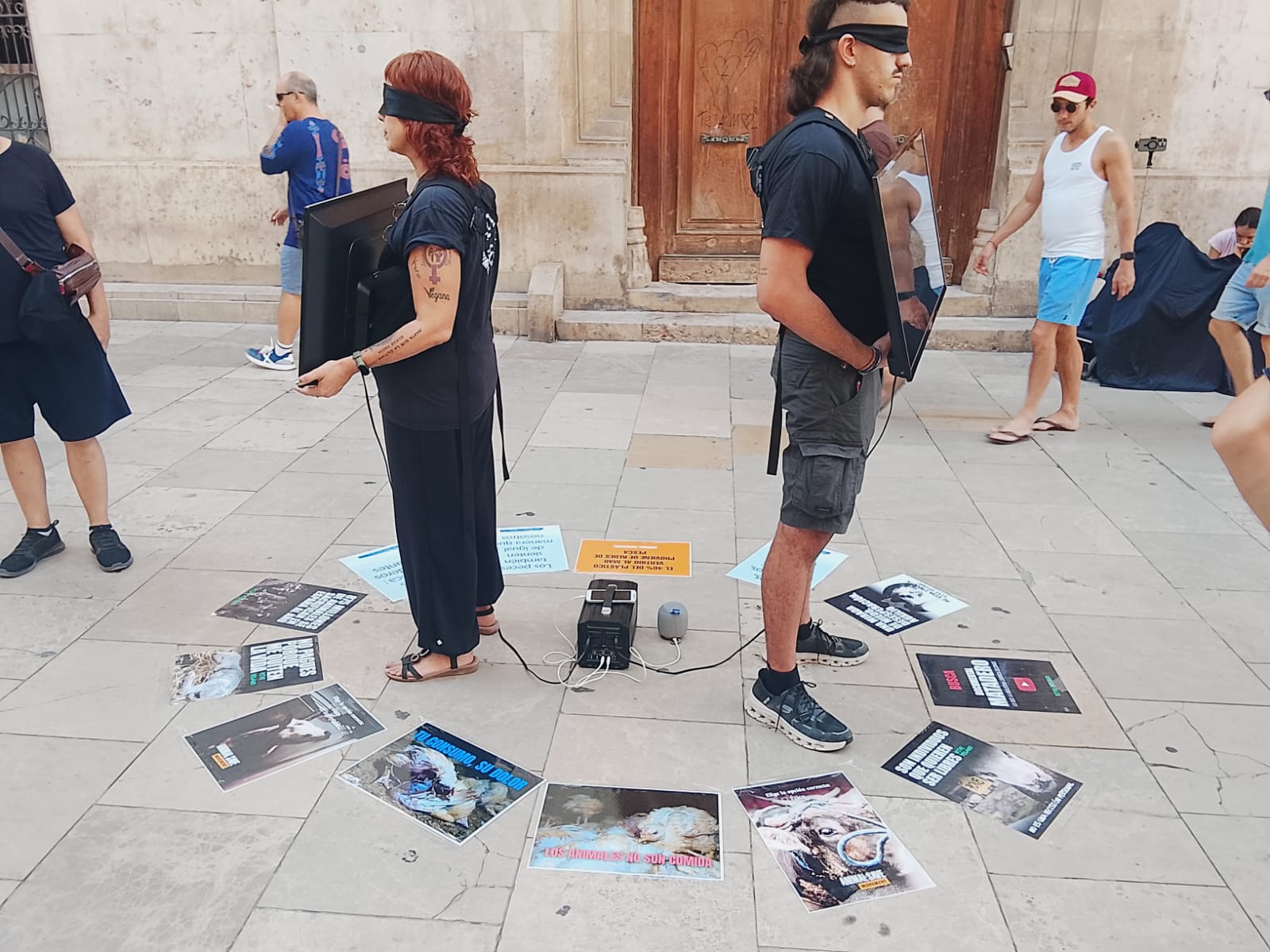 Concienciación sobre la explotación animal en el centro de Valencia ...